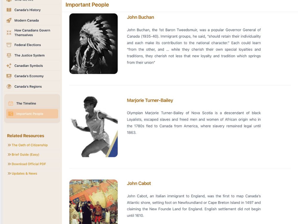 Canada Citizenship Test Practice